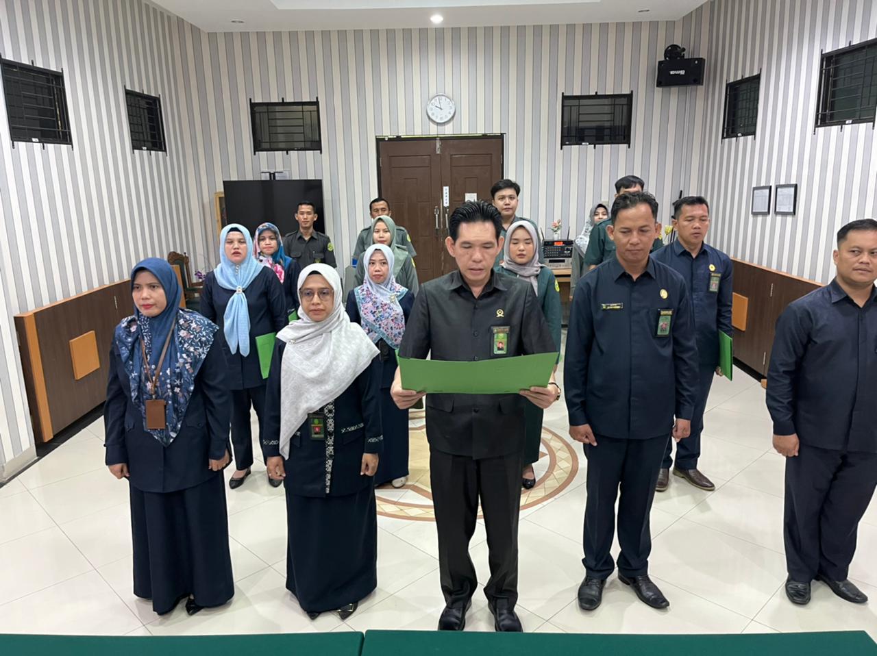 Penandatangan Pakta Integritas dan Komitmen Bersama membangun Zona Integritas